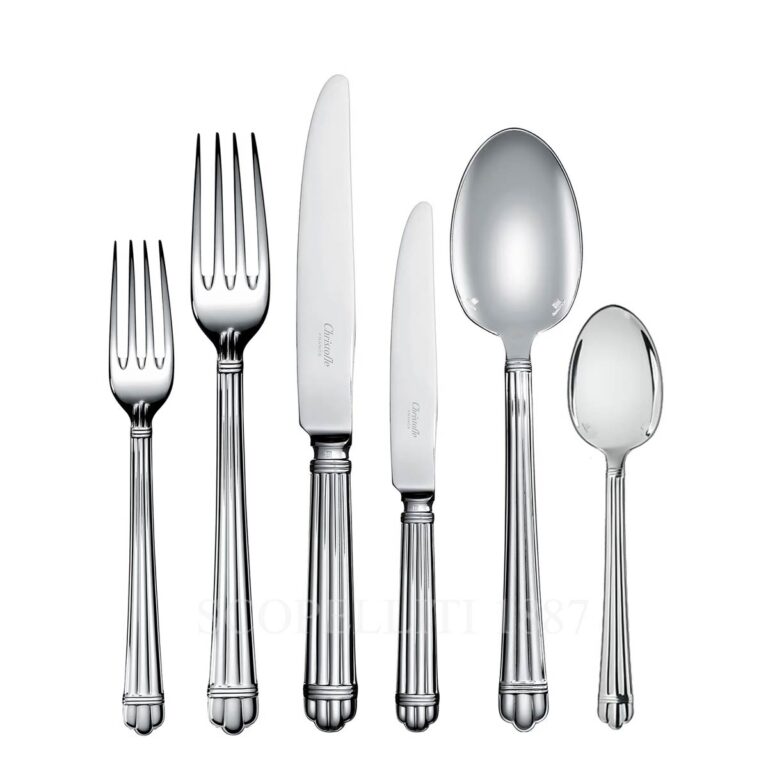 Luxury Cutlery Sets Elegance: Christofle, Puiforcat, Versace