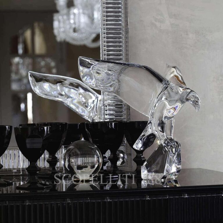 Beautiful Baccarat Imperator Eagle Sculpture in Crystal