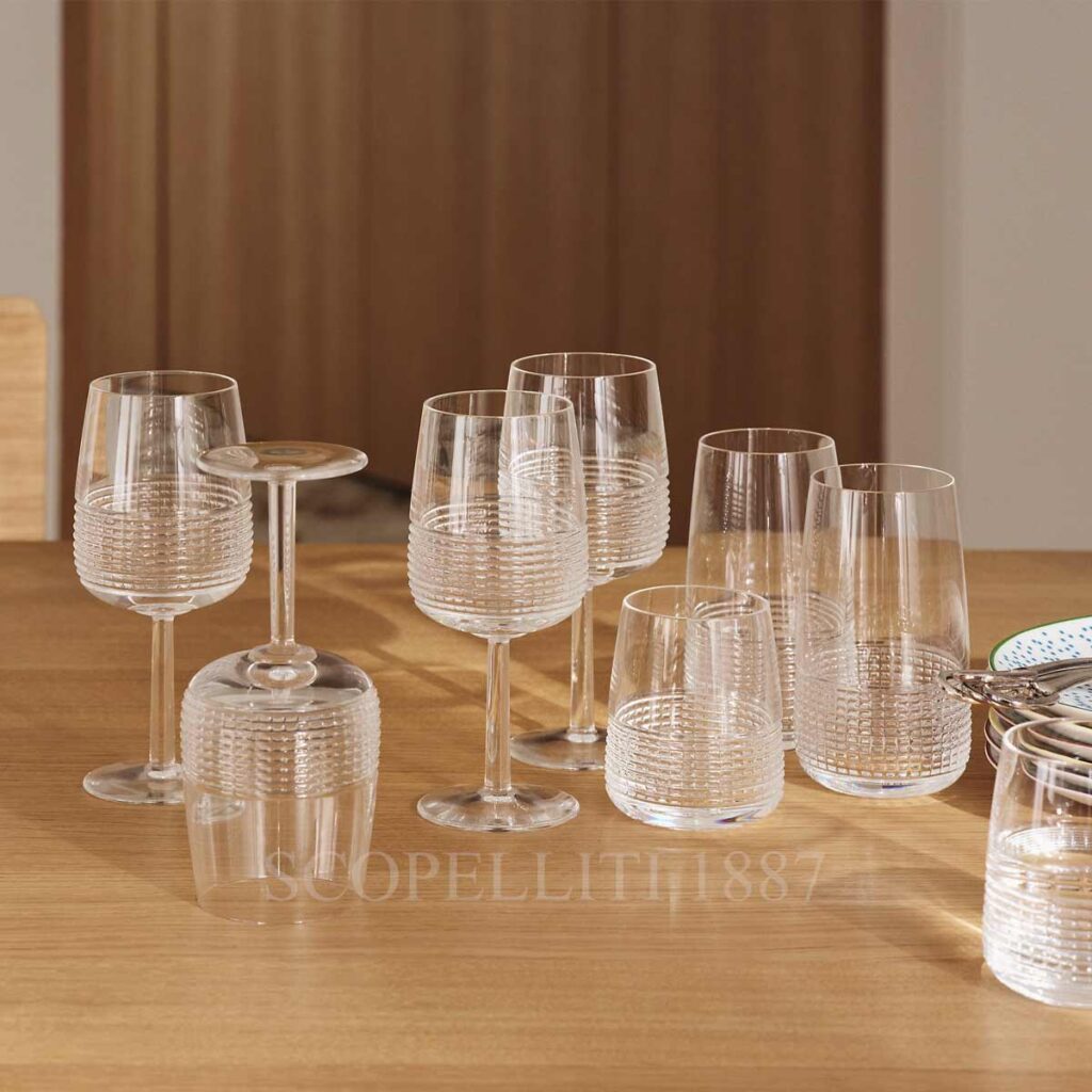 Hermes Crystal Highball Intervalle set | Luxury Glassware