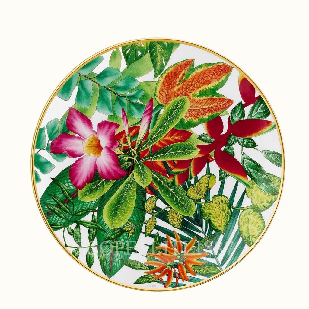 Hermes Passifolia Soup Plate - Hermes China