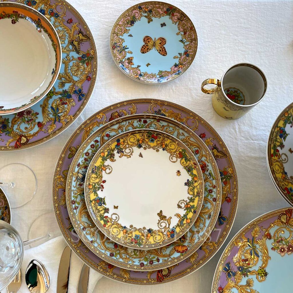Versace Butterfly Garden Dinnerware - SCOPELLITI 1887
