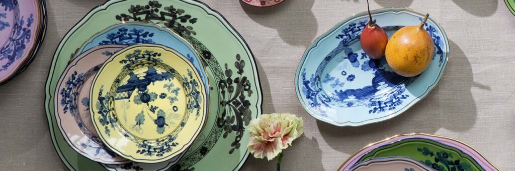 Oriente Italiano Plates by Ginori 1735 | SCOPELLITI 1887