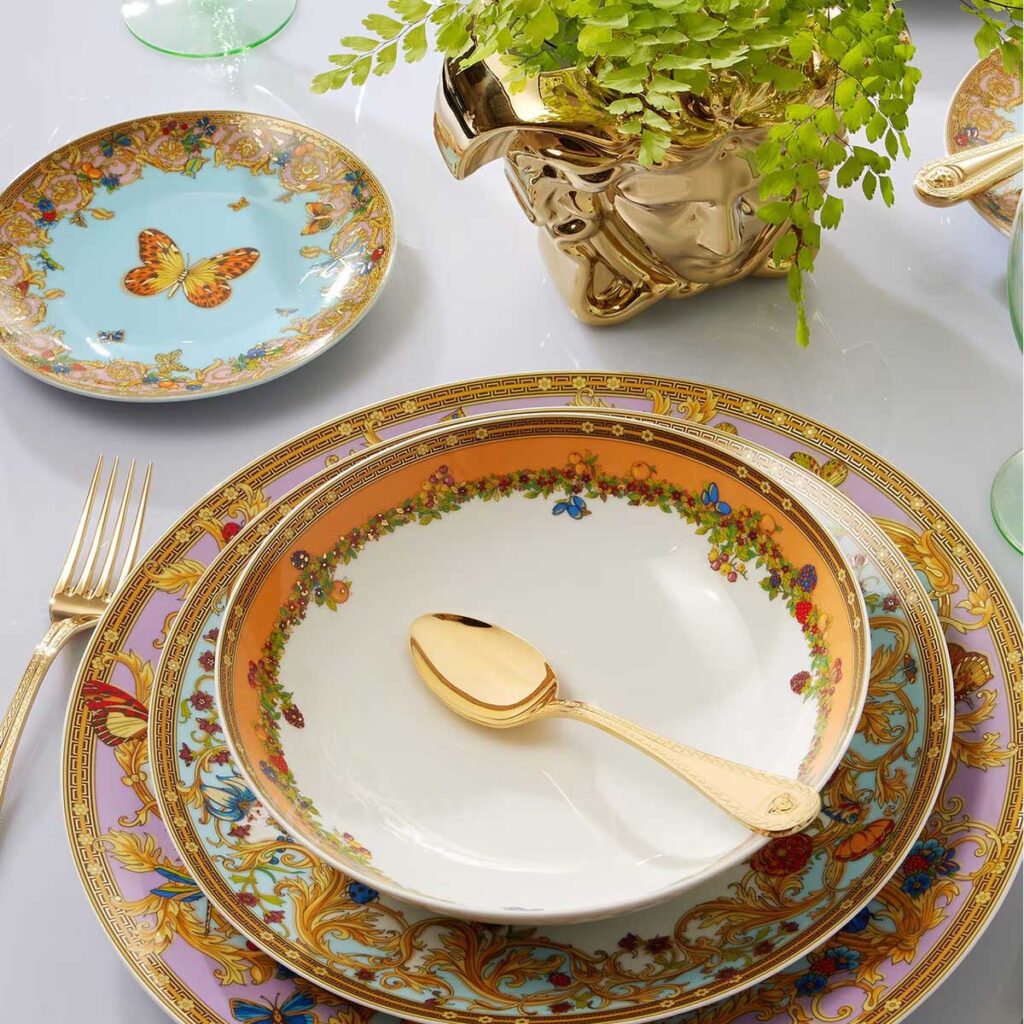 Versace Butterfly Garden Dinnerware - SCOPELLITI 1887