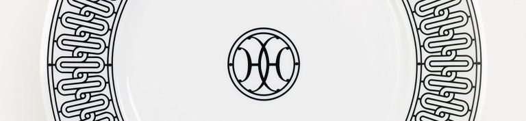 H Décò – Hermès Black & White Porcelain Tableware