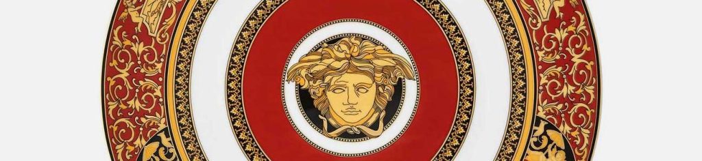 Versace Medusa Red Dinnerware - Elegance and Iconic Design