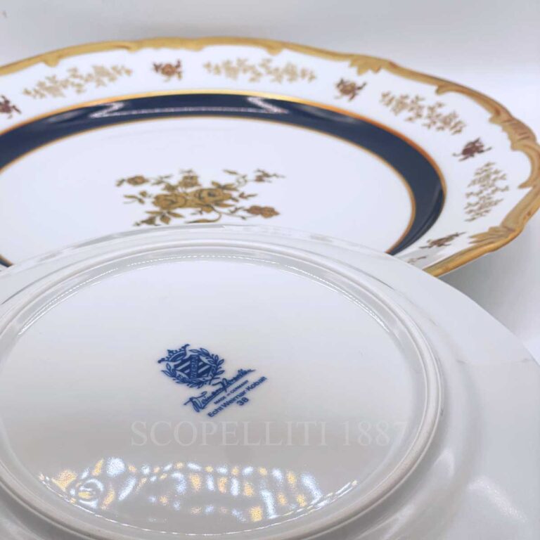Charming Weimar Porzellan Dinnerware Echt Weimar Kobalt