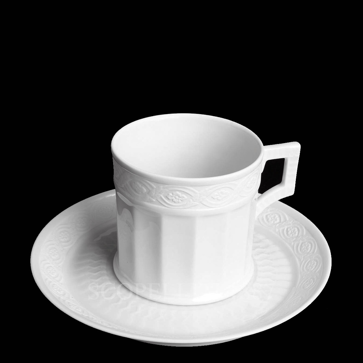 Royal Copenhagen Fan White Coffee Cup - SCOPELLITI 1887