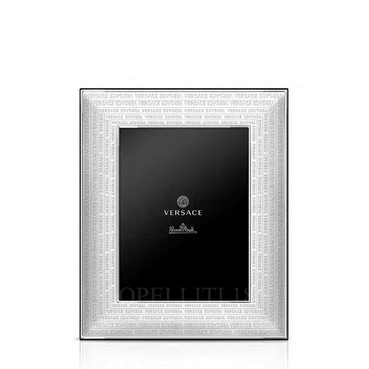 Versace Small Silver Picture Frame with Versace Lettering