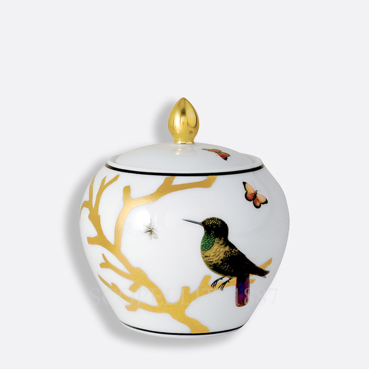 Bernardaud Aux Oiseaux Sugar Bowl