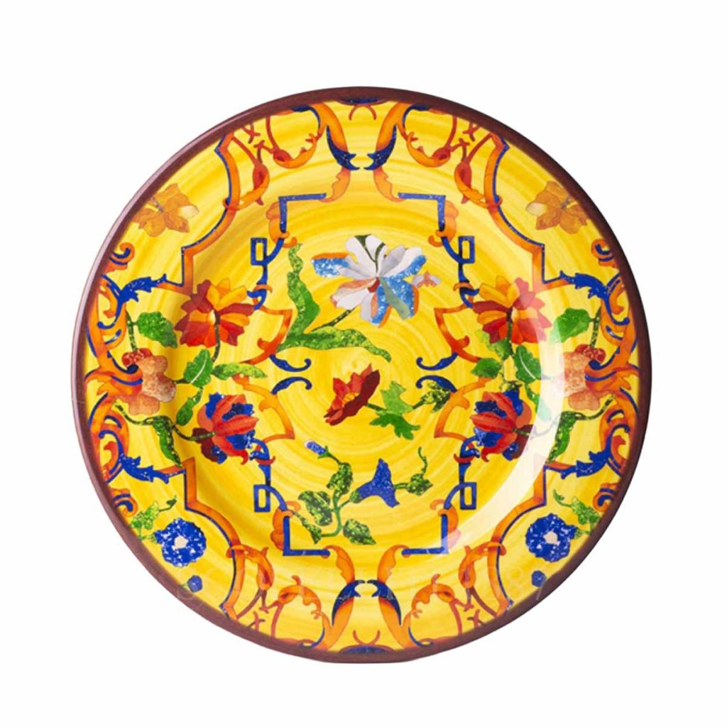 Mario Luca Giusti Pancale Melamine Dinner Plate Set of 6
